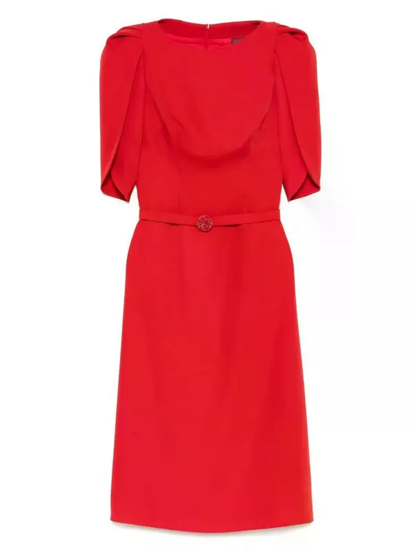 CRISTALLINI Boat-neck Dress