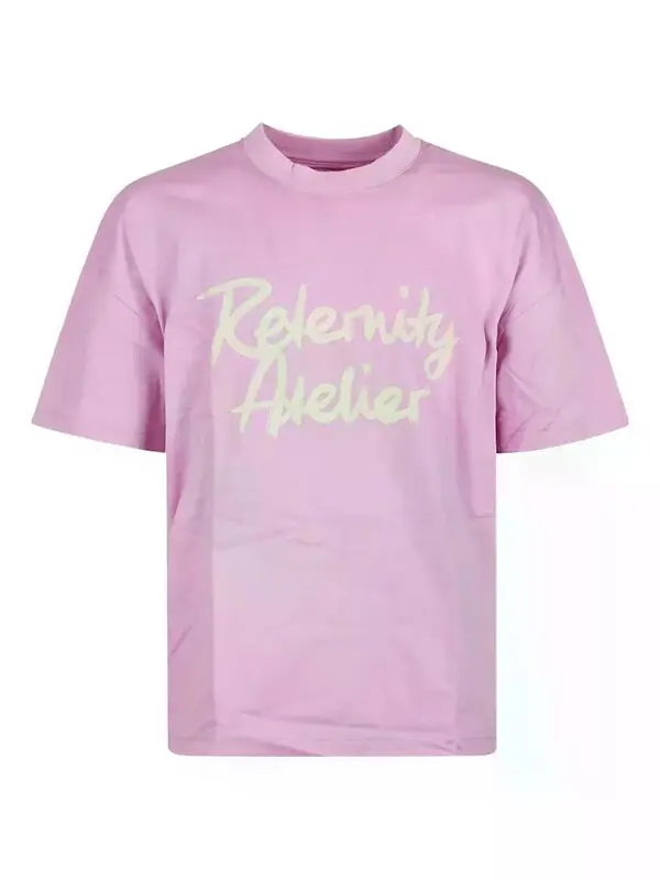 RETERNITY Logo-print T-shirt - Pink