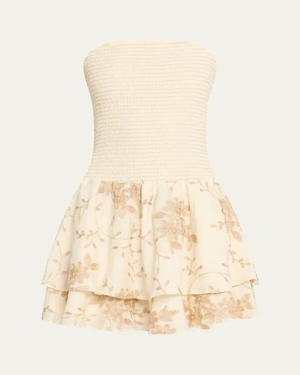 Ramy Brook Estrella Strapless Mini Dress