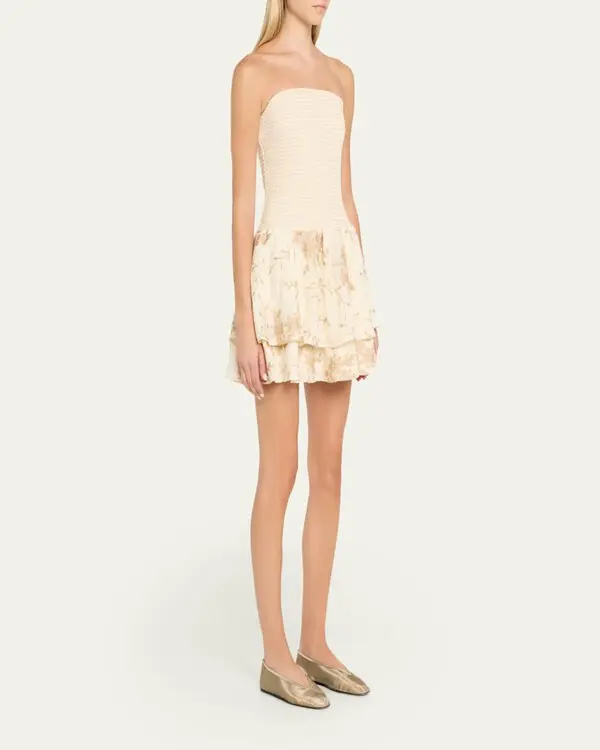 Ramy Brook Estrella Strapless Mini Dress