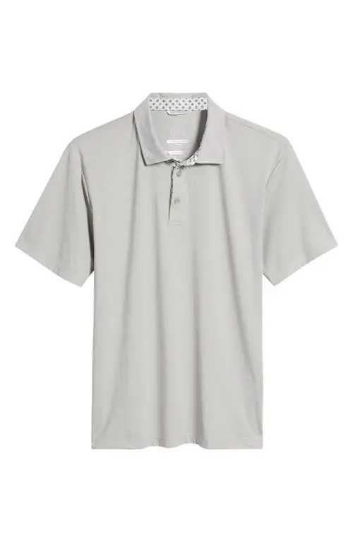 SWANNIES James H Solid Performance Golf Polo - Gray-heather