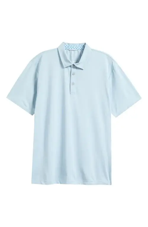SWANNIES James H Solid Performance Golf Polo - Sky-heather