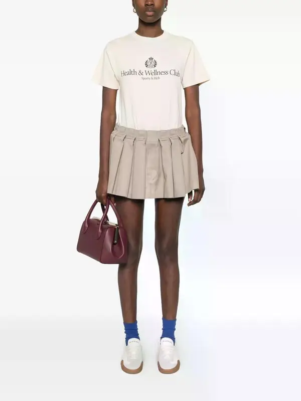 SPORTY & RICH H&w Crest T-shirt