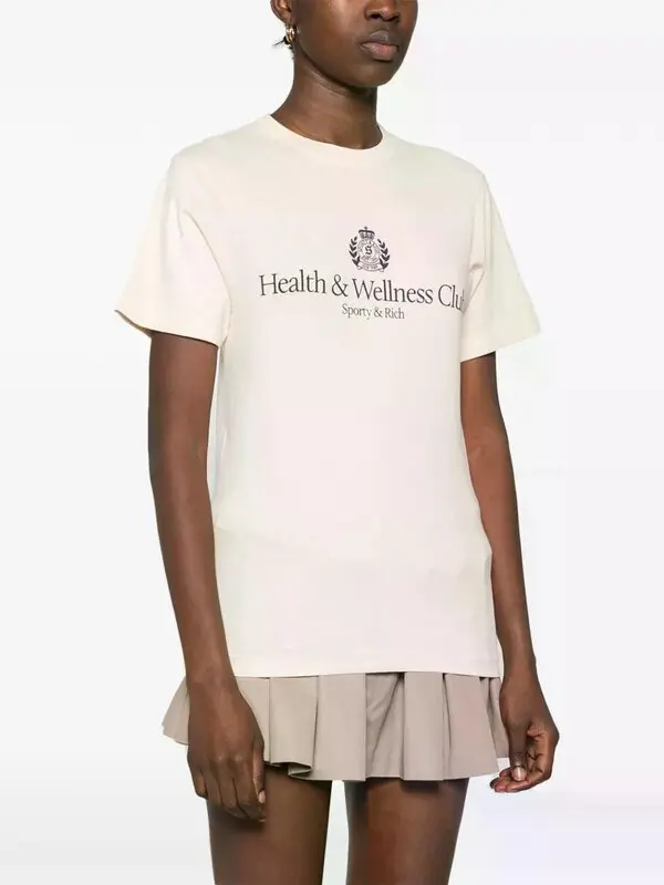 SPORTY & RICH H&w Crest T-shirt