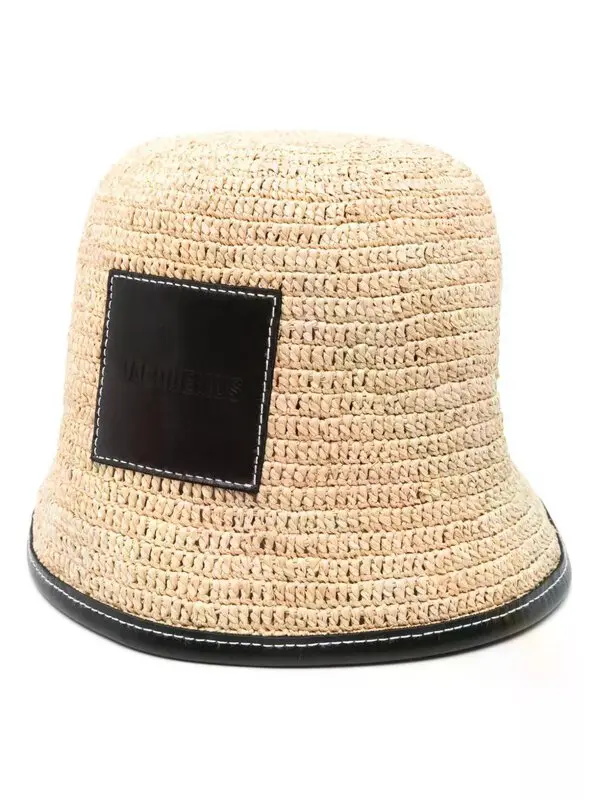 Jacquemus Le Bob Soli Bucket Hat - Neutrals