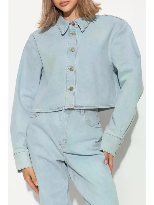 GESTUZ Washed Buttoned Shirt
