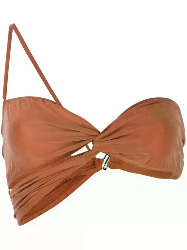 Jacquemus Le Bandeau Asymmetric Top - Red