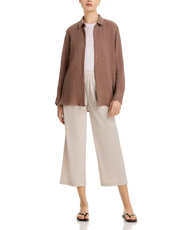 Eileen Fisher Stretch Jersey Tapered Ankle Pants