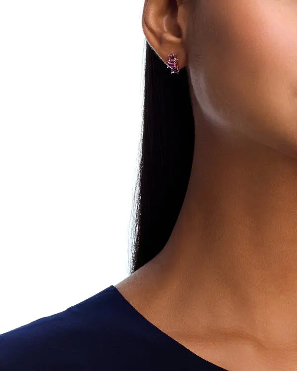 Bloomingdale'S Sapphire And Diamond Stud Earrings