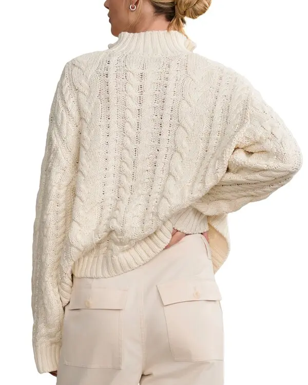 Jenni Kayne Cable Knit Pullover Sweater