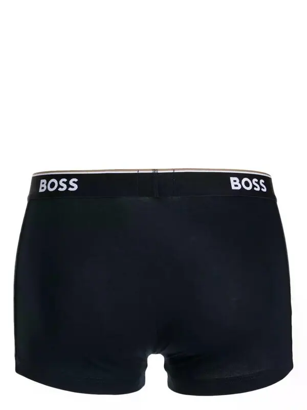 BOSS Logo-waistband Boxers - Blue