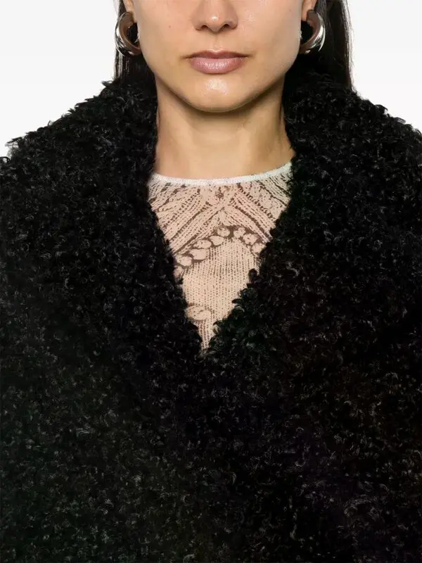 STAND STUDIO Camille Faux Shearling Coat