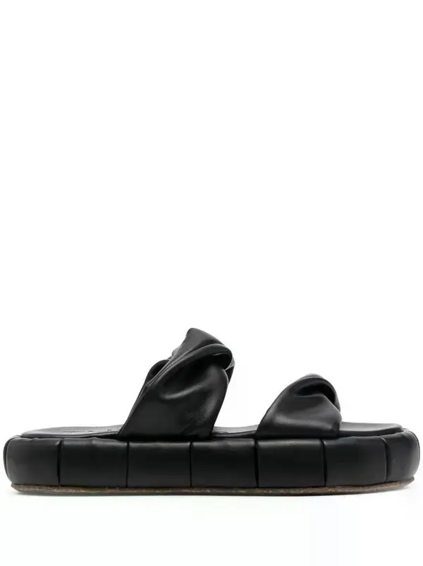 THEMOIRE Air Platform Sandals - Black
