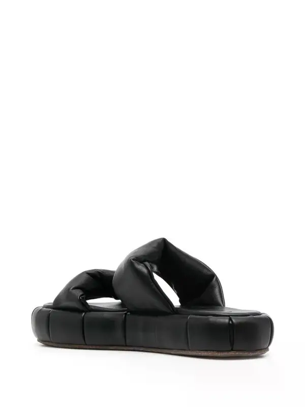 THEMOIRE Air Platform Sandals - Black