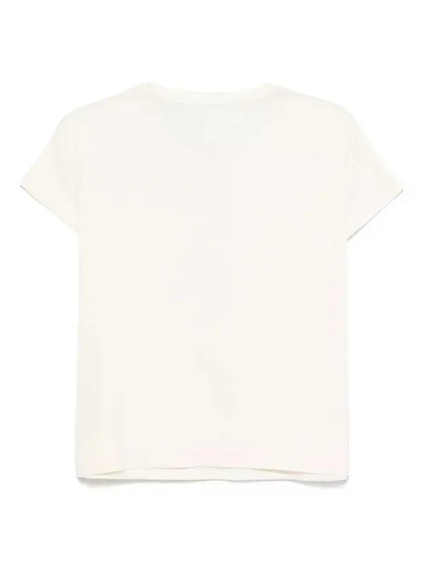 Liu Jo Logo-appliqué T-shirt - Neutrals