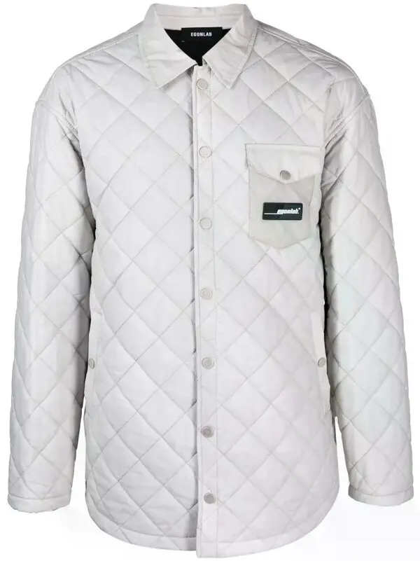 EGONLAB Logo-patch Quilted Jacket