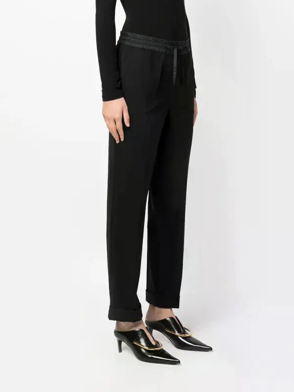 P.a.r.o.s.h Virgin Wool Blend Drawstring Trousers