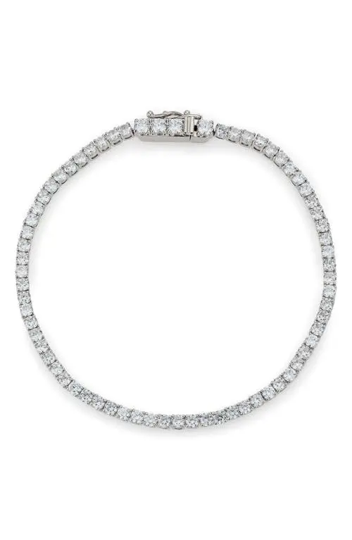 Nadri Tennis Cubic Zirconia Bracelet - Rhodium