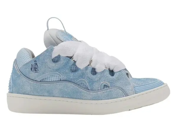 LANVIN Curb Sneakers - Denim Blue