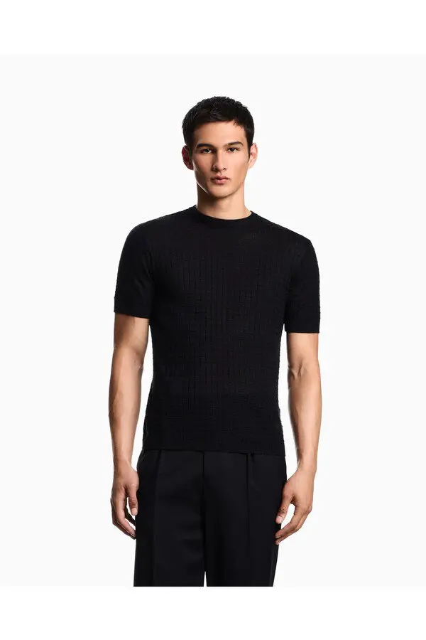 Emporio Armani Lyocell-blend Jumper - Natural