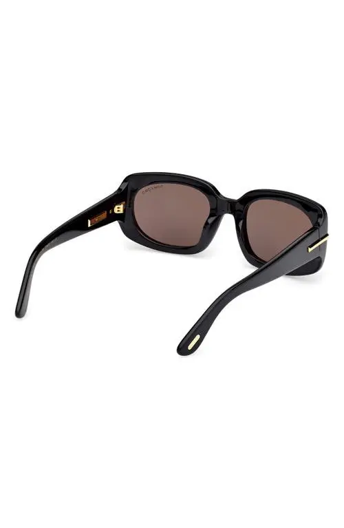 TOM FORD Icon 54mm Rectangular Sunglasses