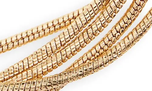 Nordstrom Multistrand Snake Chain Slider Bracelet - Gold