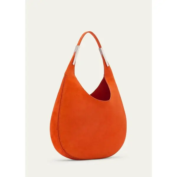 Savette Florence Suede Hobo Bag - Black