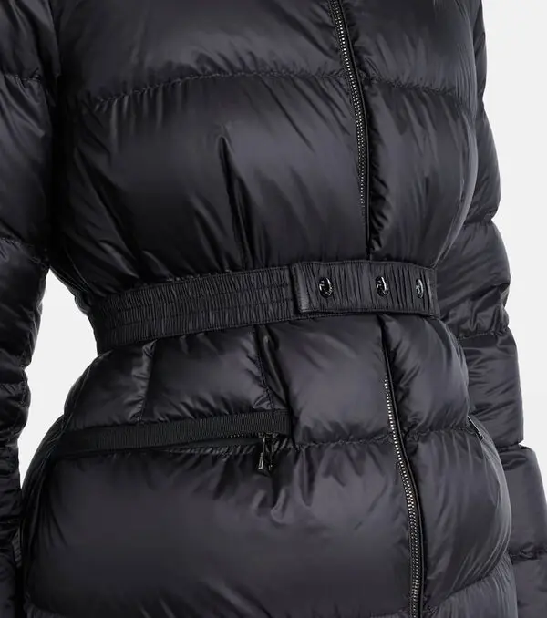 Moncler Boed Shearling-trimmed Down Jacket - Black