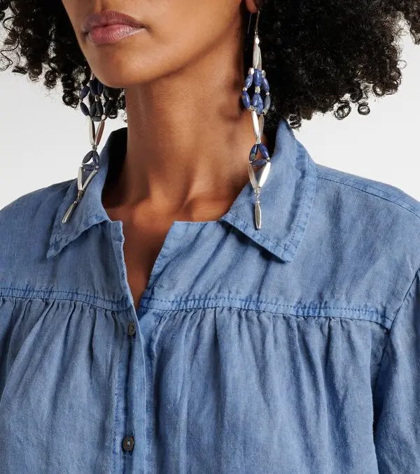 Velvet By Graham & Spencer Rowan Linen Shirt