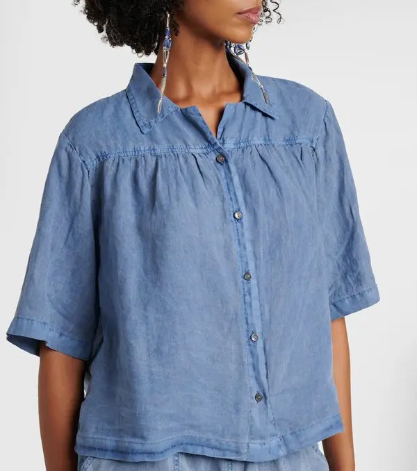 Velvet By Graham & Spencer Rowan Linen Shirt