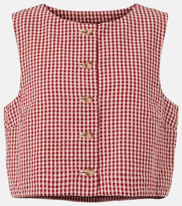 Posse Rio Gingham Cotton Top