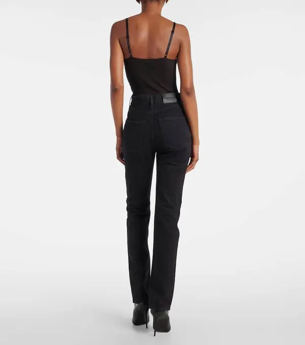 Saint Laurent 90s High-rise Flared Jeans