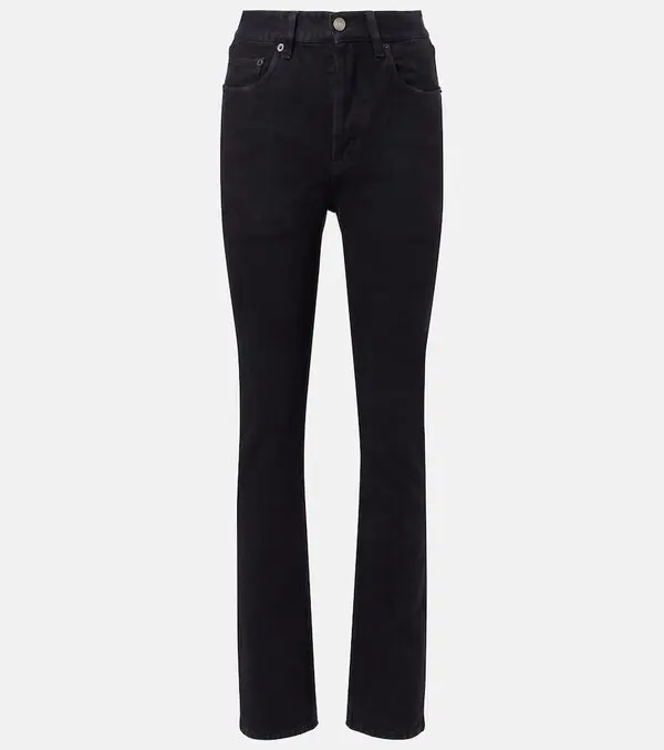 Saint Laurent 90s High-rise Flared Jeans - Black