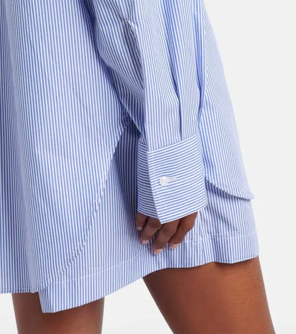 Hunza G Striped Cotton Poplin Shirt