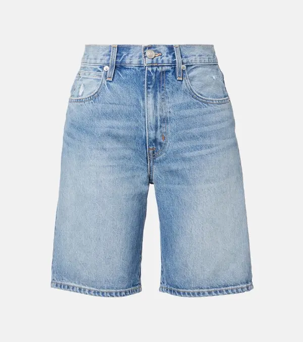 SLVRLAKE High-rise Denim Bermuda Shorts