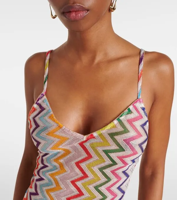 Missoni Zigzag Open-back Maxi Dress - Multicoloured