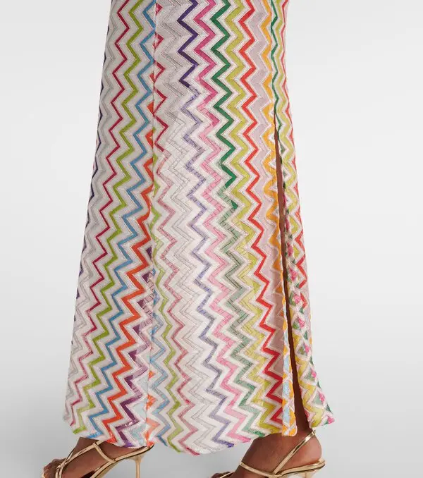 Missoni Zigzag Open-back Maxi Dress - Multicoloured