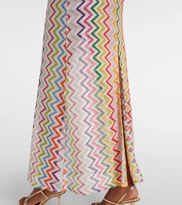Missoni Zigzag Open-back Maxi Dress