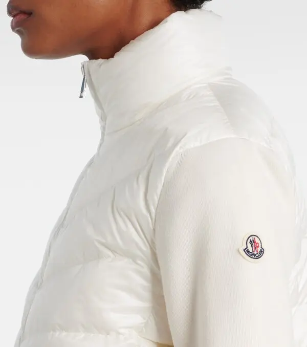 Moncler Down-paneled Cardigan