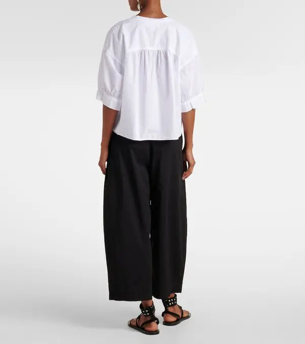 Velvet By Graham & Spencer Yuna Cotton Top - White