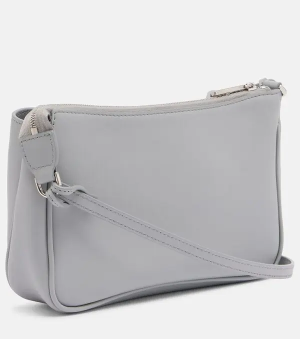 Balenciaga Rodeo Sling Leather Shoulder Bag - Grey