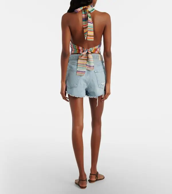 Citizens Of Humanity Loro Frayed Denim Shorts