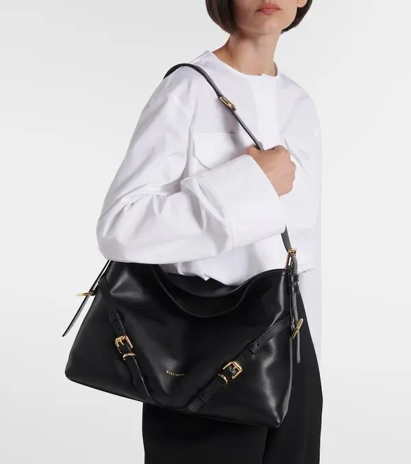 Givenchy Voyou Medium Shoulder Bag - Black
