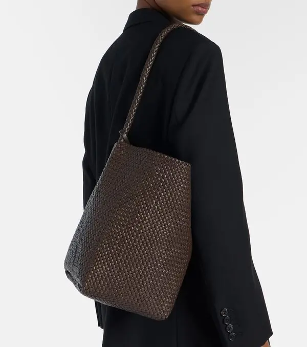 THE ROW N/s Park Medium Woven Shopper