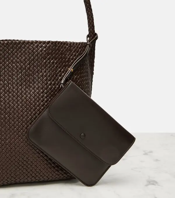 THE ROW N/s Park Medium Woven Shopper