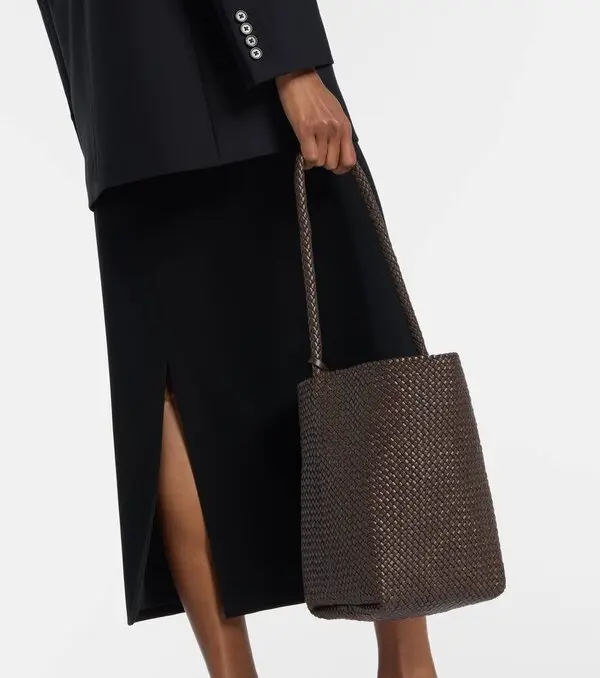 THE ROW N/s Park Medium Woven Shopper