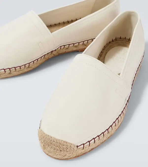 Brunello Cucinelli Leather Espadrilles - White