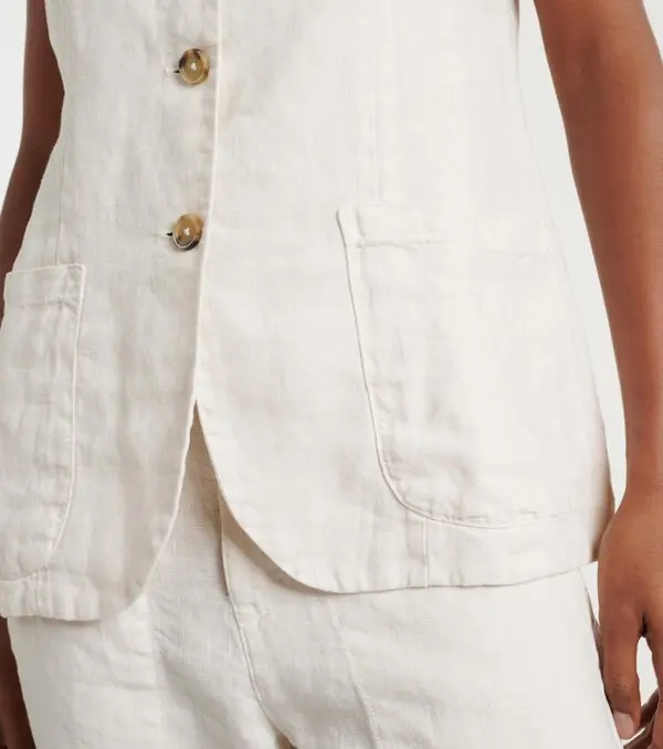 Velvet By Graham & Spencer Acie Linen Vest