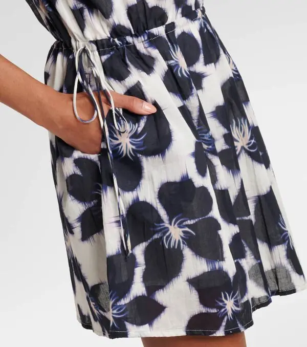 Velvet By Graham & Spencer Hazel Floral Cotton Voile Minidress