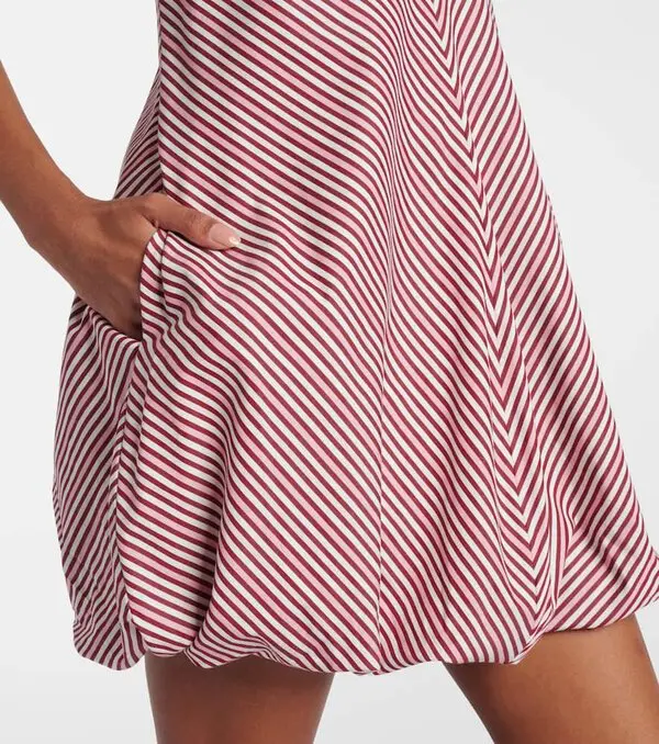 Faithfull The Brand Aniela Striped Cotton Mini Dress - Multicoloured
